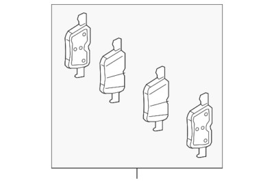 Genuine Mercedes-Benz Disk Brake Pad Rear 000-420-86-03 | eBay