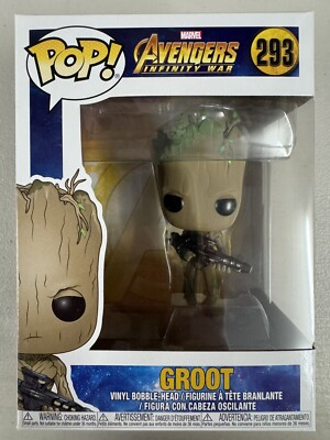 Groot (with Gun) 293 ~ Marvel: Avengers - Infinity War ~ Funko Pop ...