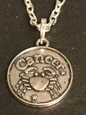 Zodiac Cancer Charm Tibetan Silver Necklace 18" BIN | eBay