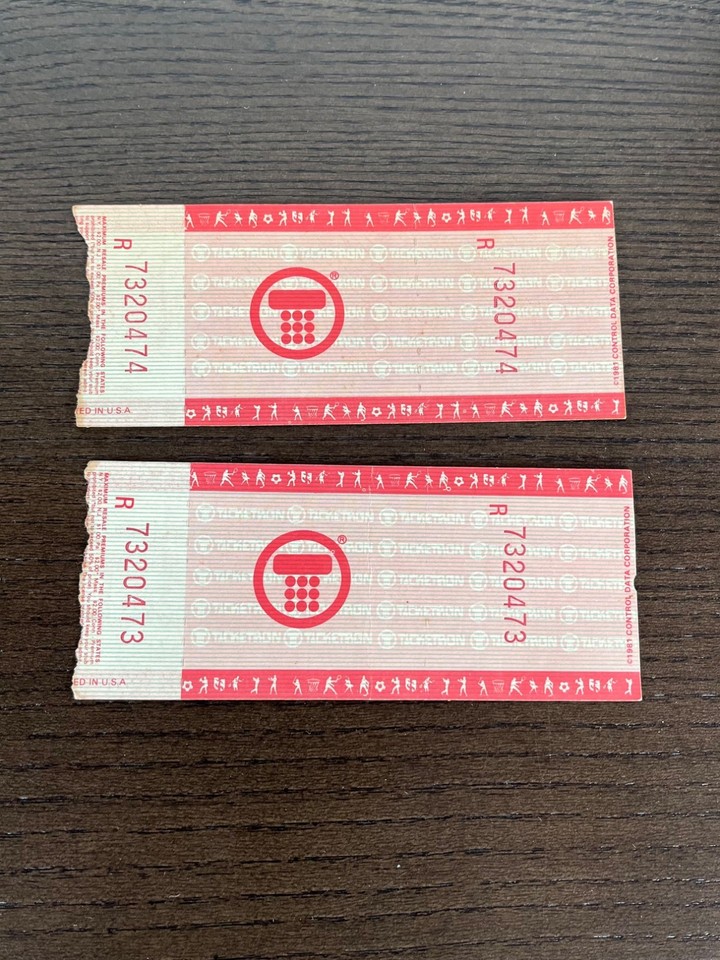 1980 JOURNEY CONCERT TICKET STUBs, May 07, 1982 Brendan Byrne Arena | eBay