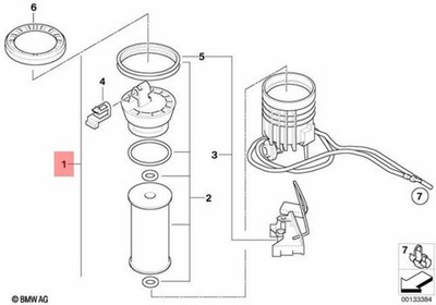 Genuine MINI JCW R52 R53 Fuel Filter With Fuel Level Sensor OEM ...