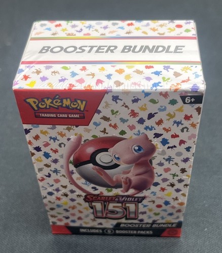 Pokémon TCG Scarlet and Violet 151 Booster Bundle - 6 Packs! NEW SEALED ...