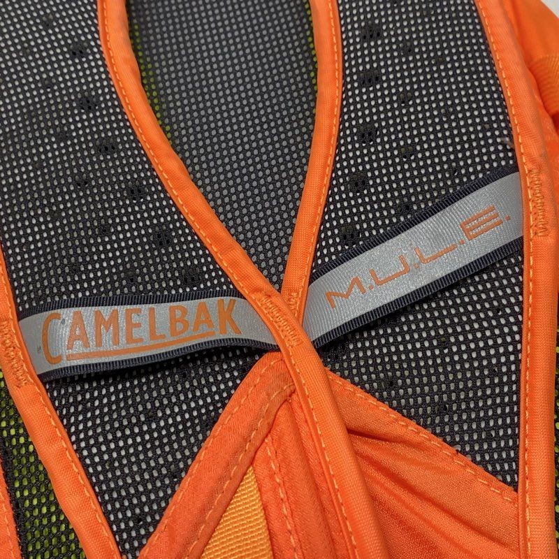 Camelbak Orange Solid Nylon Outdoor Backpack MULE Hydration Pack | eBay