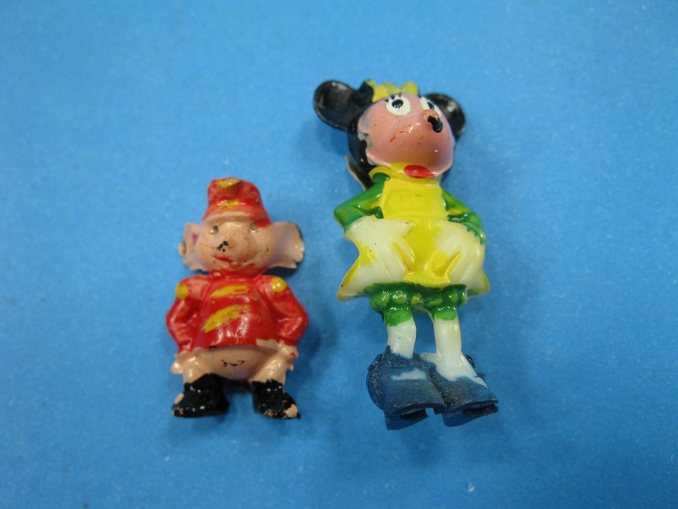 Marx Disneykins Disney Plastic Figures Lot of 15 Alice Tinkerbell ...