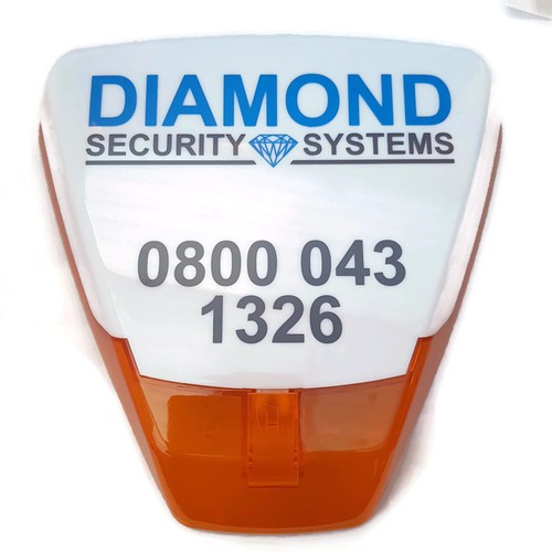 Pyronix Deltabell Amber Dummy Alarm box twin flashing LED LIFETIME ...