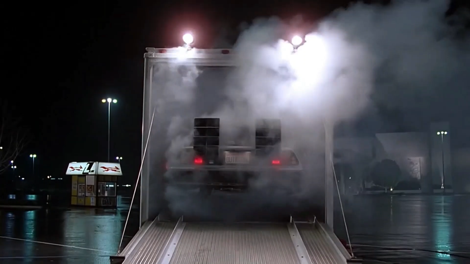 Back to the Future Metal Delorean OUT A TIME License Plate Tin Sign | eBay