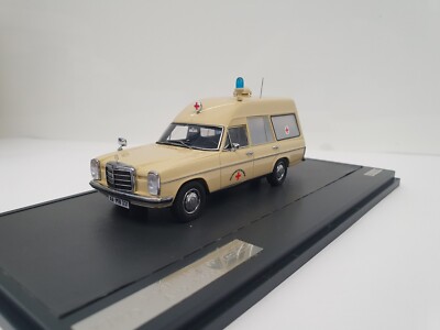 1/43 MEGA RARE MERCEDES-BENZ W114 EUROP AMBULANCE 1969 MATRIX MX11302 ...