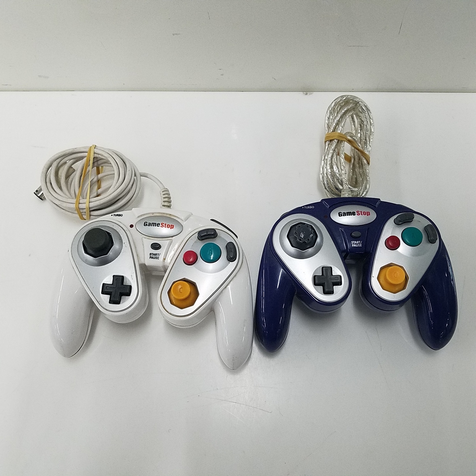 Lot of 2 Gamestop GameCube Controllers for Parts and Repair | eBay