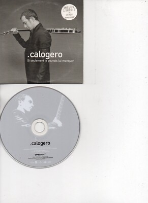CALOGERO RARE CD SINGLE SI SEULEMENT JE POUVAIS LUI MANQUER | eBay