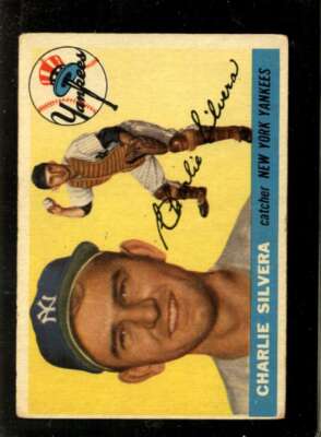 1955 TOPPS #188 CHARLIE SILVERA GOOD YANKEES DP *NY6235 | eBay