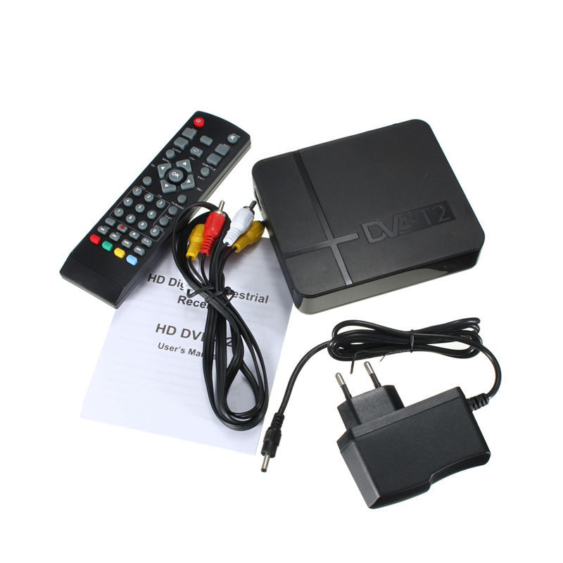 High Definition Digital Terrestrial Receiver DVB-T2 STB Set-top TV Box ...