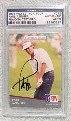 1991 Pro Set PGA Tour Golf Paul Azinger Signed Card #272 PSA/DNA ...