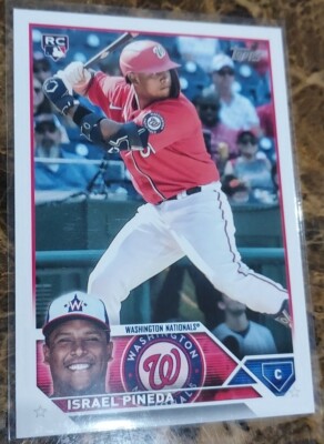 2023 Topps Series 2 Israel Pineda Rookie Card #447, Washington ...