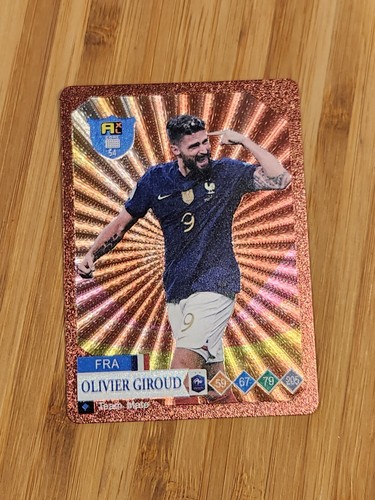 RED Olivier Giroud Soccer Card FRANCE National Football Team AC Milan ...