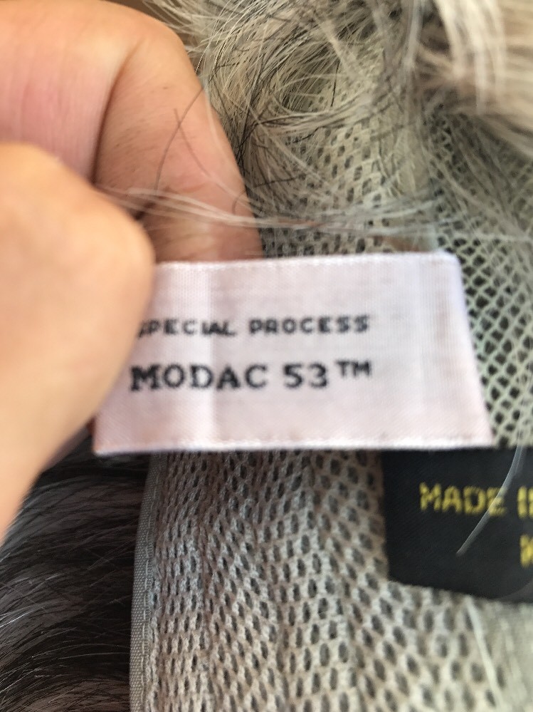 Authentic Wig Helene Curtis Smoke Gray Modacrylic Personal Vintage ...