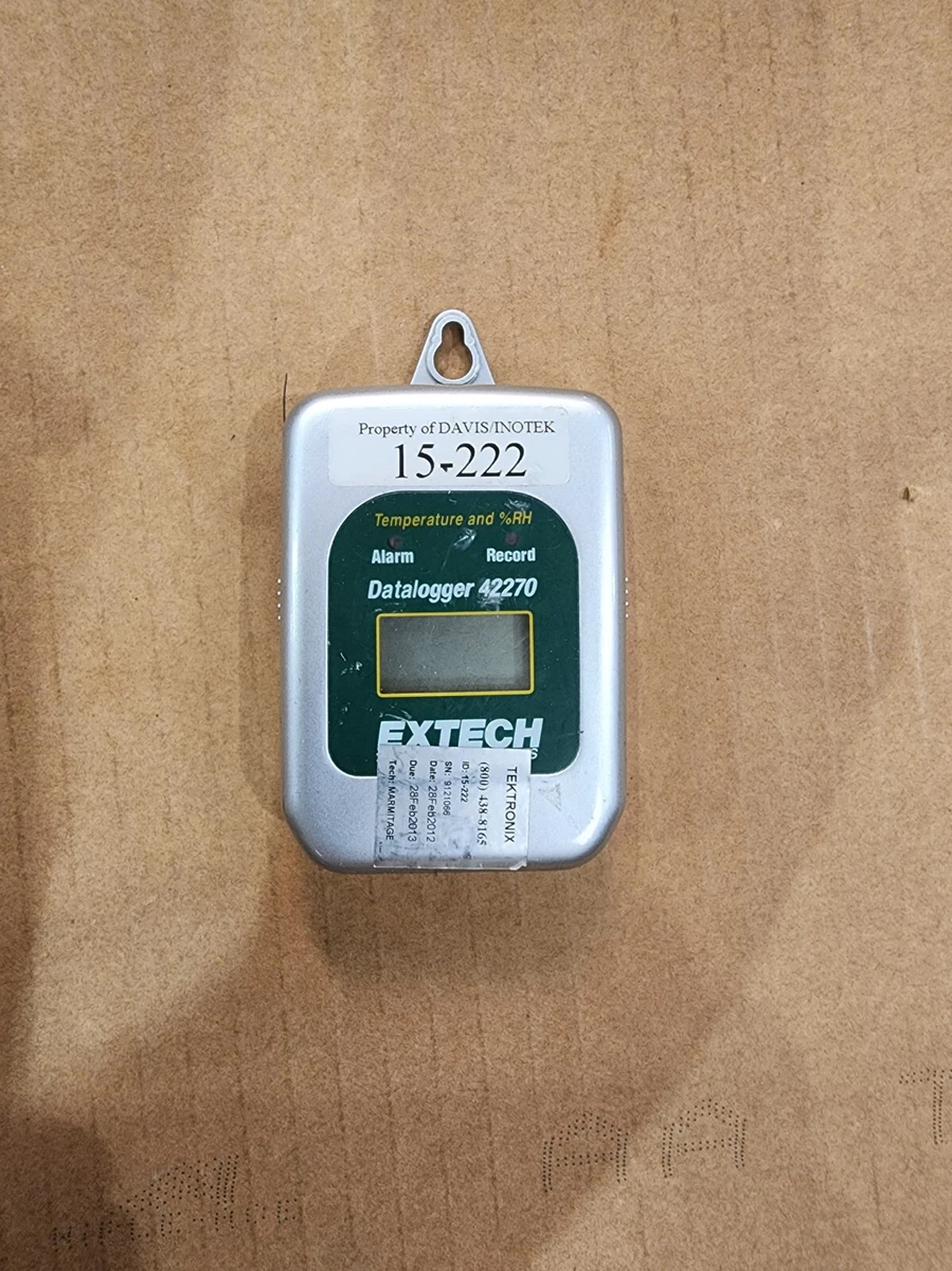 Extech 42270 Temperature And Humidity Datalogger With PC, 43% OFF