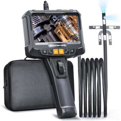 360° Two-ways Steering Industrial Endoscope Camera Single&Dual Lens ...