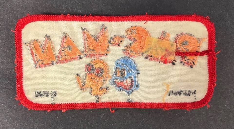 Pac-Man Midway Patch 1981 2" x 4" red EUC Ghost Video Arcade Game ...