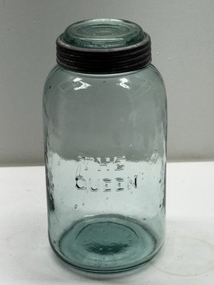 The Queen 1/2 Gallon Canning Jar, w/ Correct Band &lid. Rare!! Great ...