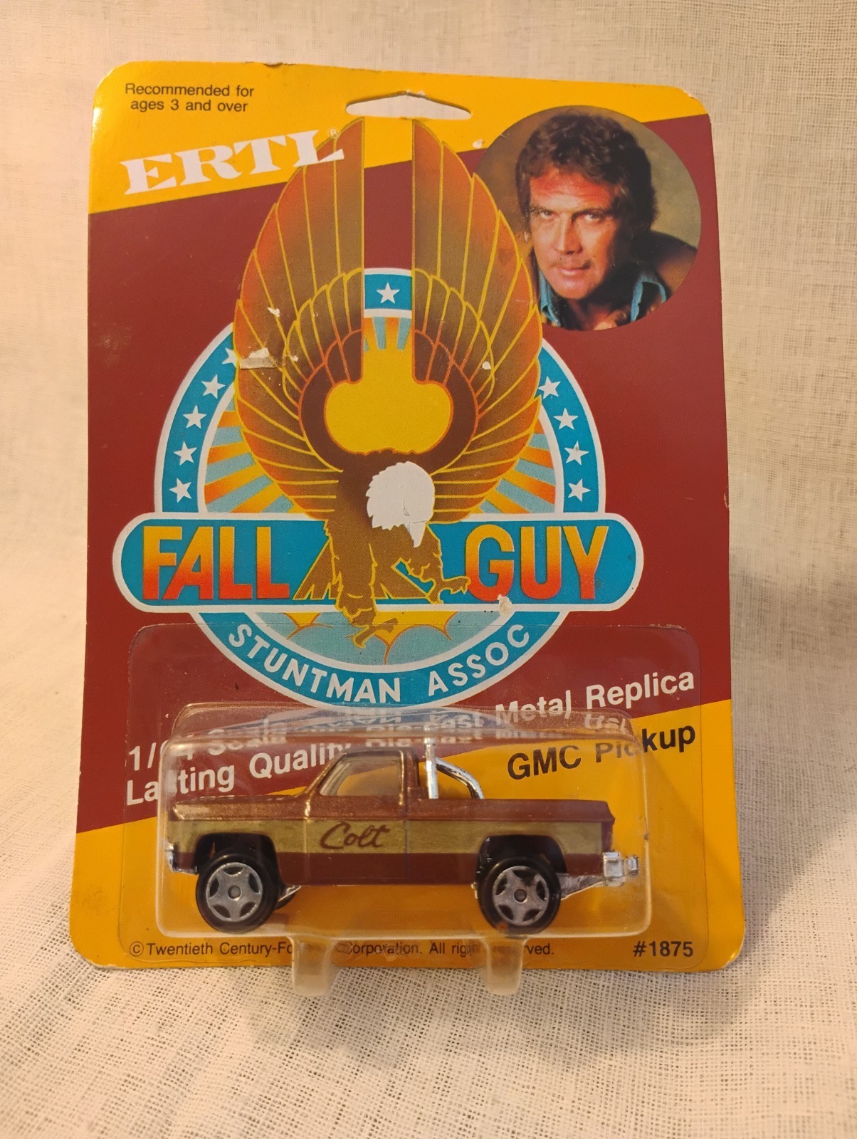ERTL THE FALL GUY COLT'S GMC PICKUP TRUCK DIE-CAST TOY 1:64 NEW ON CARD ...