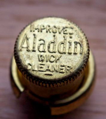 IMPROVED ALADDIN WICK CLEANER BRASS NOS | eBay