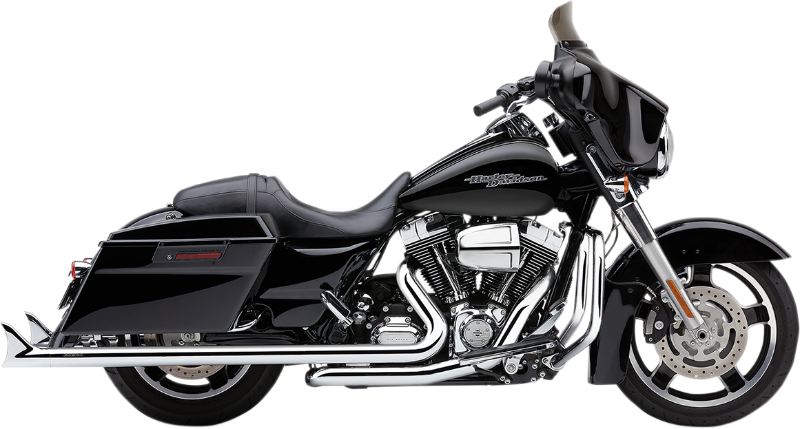 10-16 for Harley FLHTK Dual Speedster Exhaust Chrome Fishtail 10-16 ...