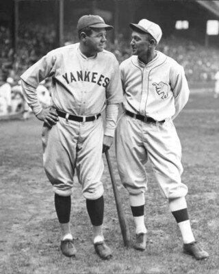 Baseball Legends Babe Ruth And Ty Cobb Yankees 8x10 PHOTO PRINT | eBay