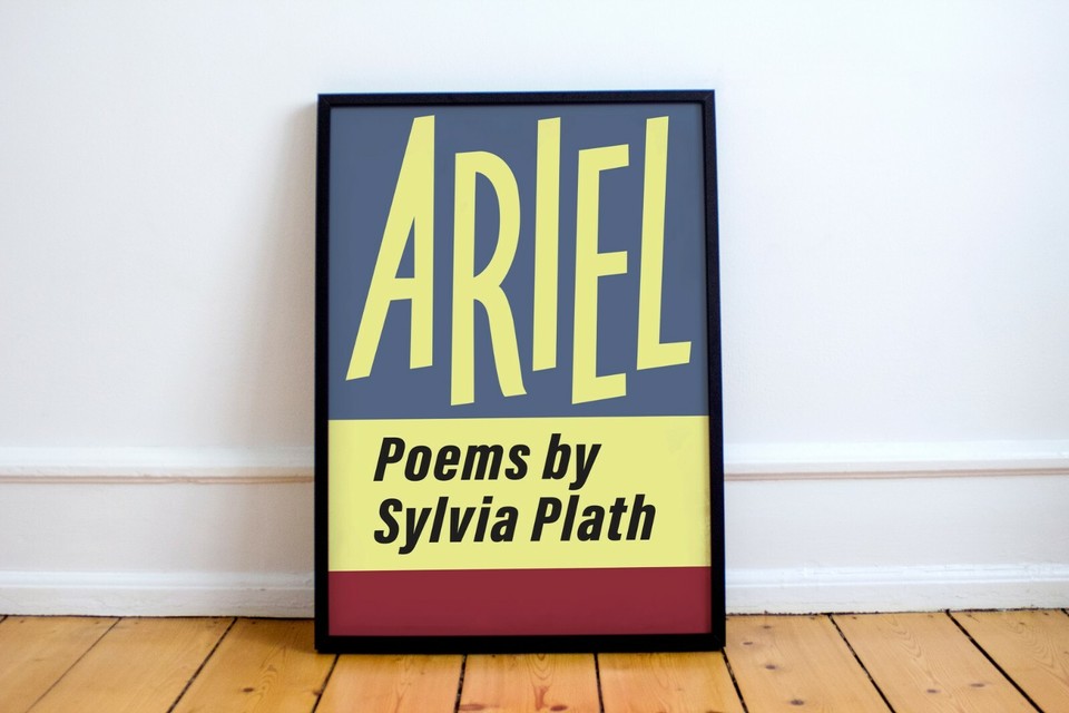 Ariel First Edition print, Sylvia Plath, The Bell Jar The Colossus ...