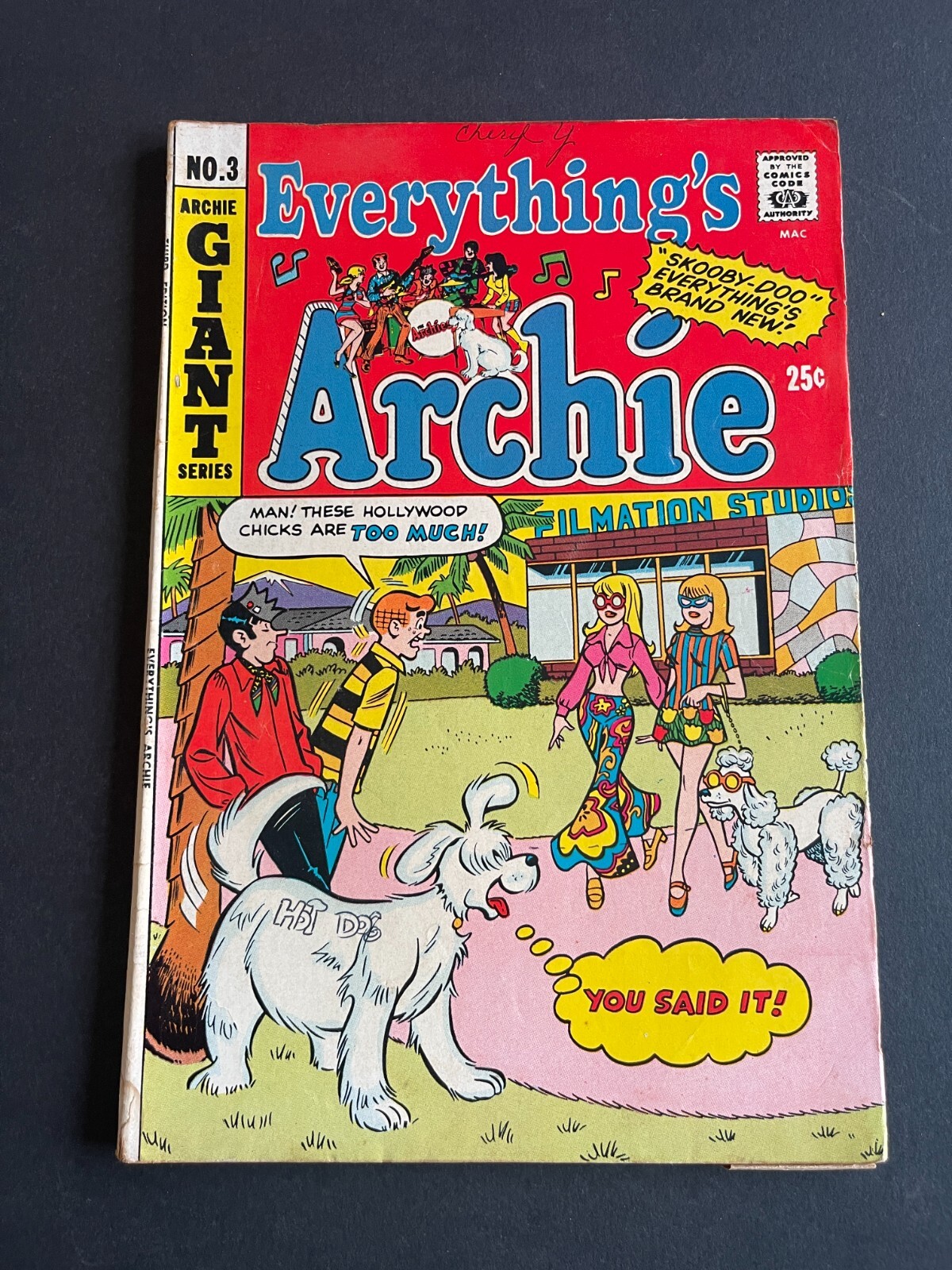 Everything's Archie #3 - Giant Size (Archie, 1969) VG/Fine | eBay
