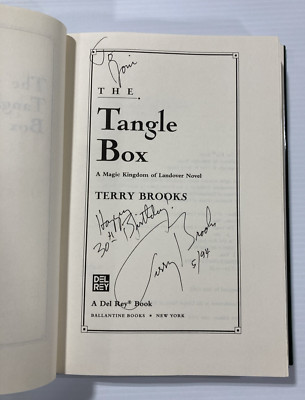 Tangle Box by Terry Brooks (1994, Hardcover w/ Jacket) AUTOGRAPHED ...