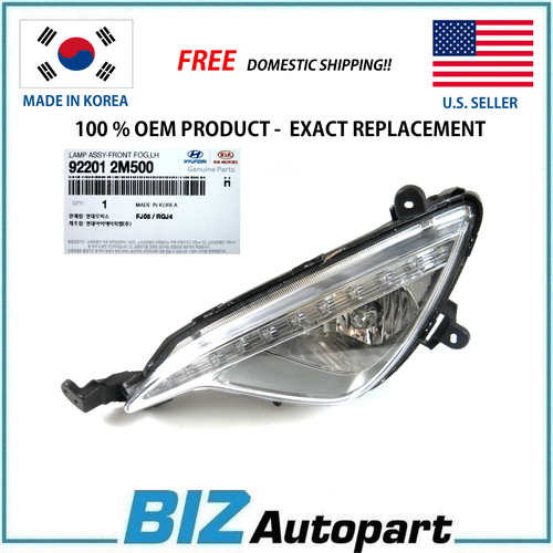 GENUINE !! LEFT HALOGEN FOG LAMP FOR 13-16 HYUNDAI GENESIS COUPE 92201 ...