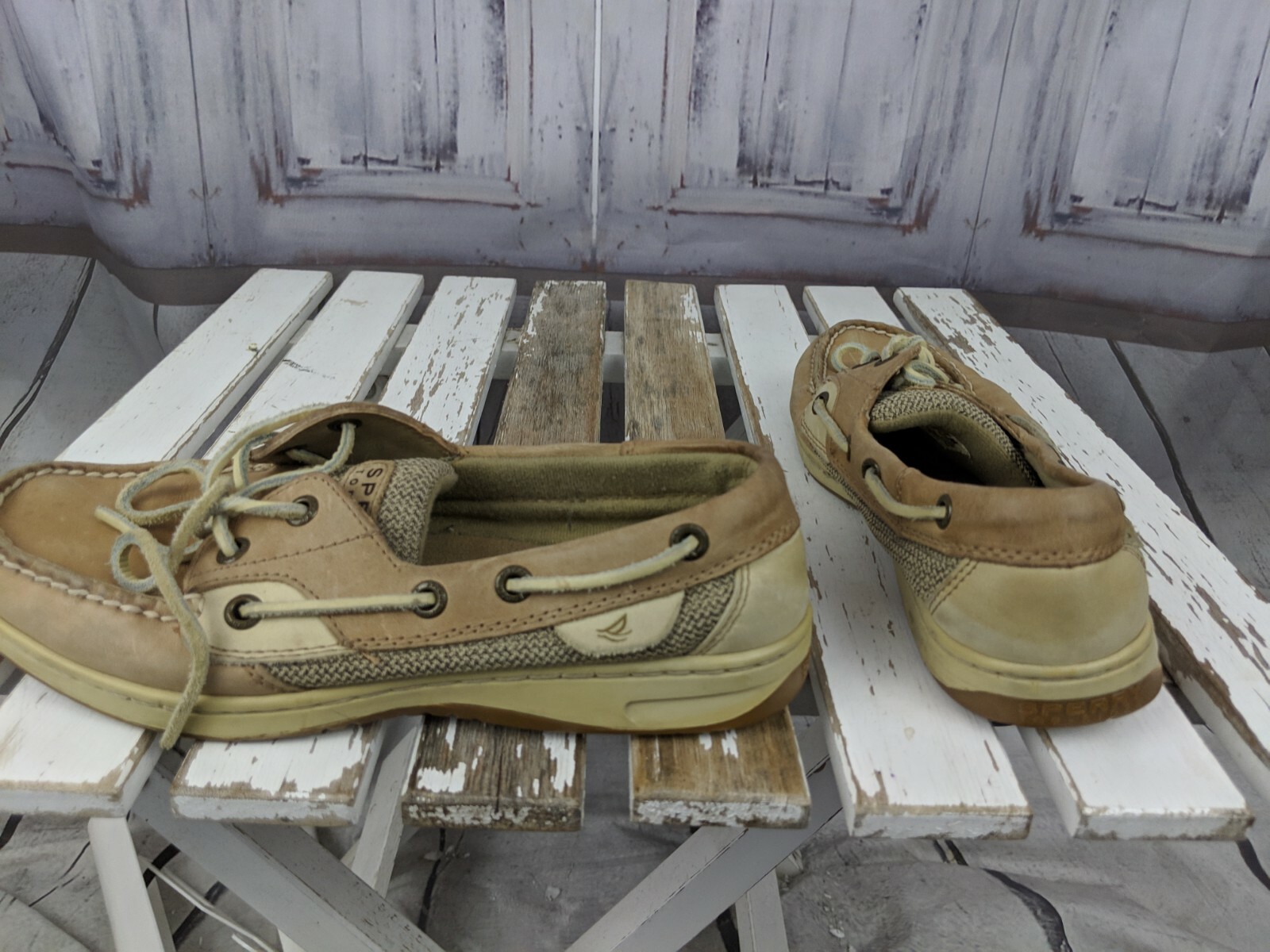 Sperry top-sider womens 7 slip loafers boats comfort shoes clogs work ...