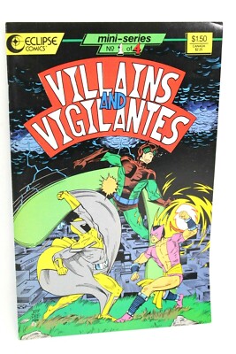 Villains & Vigilantes #1 of 4 Jeff Dee Mini-Series 1986 Comic Eclipse ...