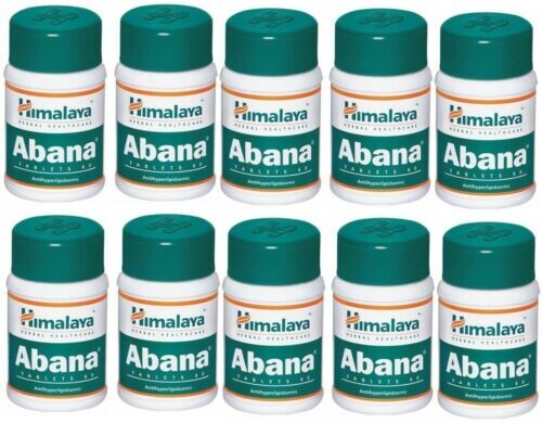 Abana Himalaya 600 Tablets Reduce Cholesterol Exp. 3/2027 | eBay