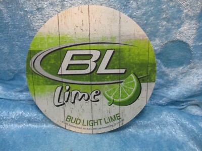 Budweiser Lime Beer Coaster | eBay