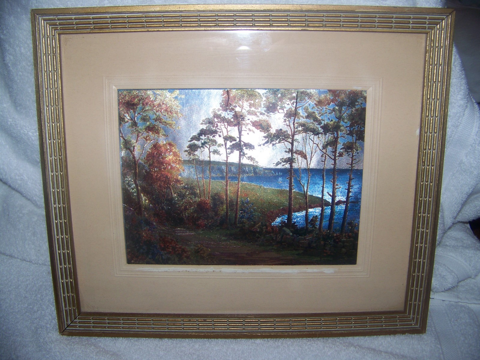 Eric Scott(1892-1978)Artist, Australia 1950's England Foil "Cliff Path ...