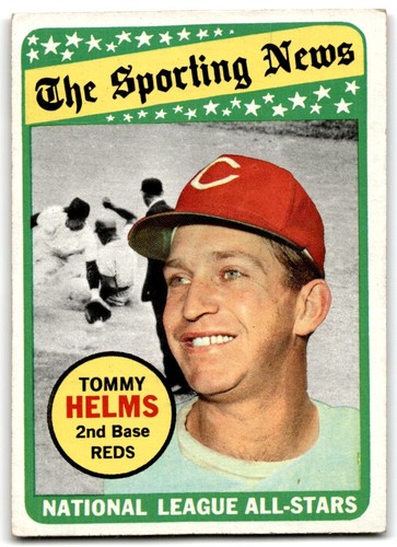 1969 Topps Tommy Helms . Cincinnati Reds #418 | eBay