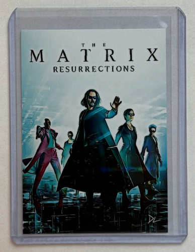 The Matrix Limited Edition Artist Signed “Resurrections” Trading Card 2 ...