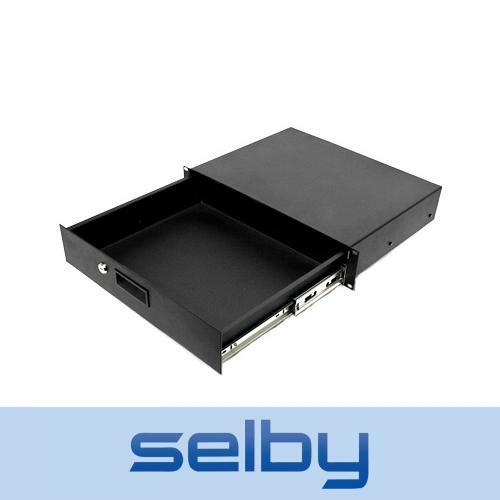 2U 19" Rack Mount Drawer 2RU Draw 14 inch deep for Server Comms Data ...