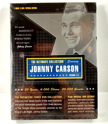 The Original Ultimate Johnny Carson Collection 3 DVD Disc Set 2006 ...