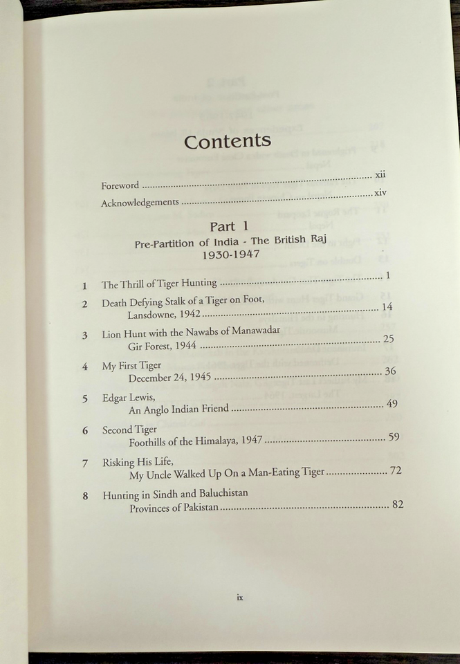 Hunting Dangerous Game With the Maharajas, Shuja and Zohra Islanm, 2004 ...