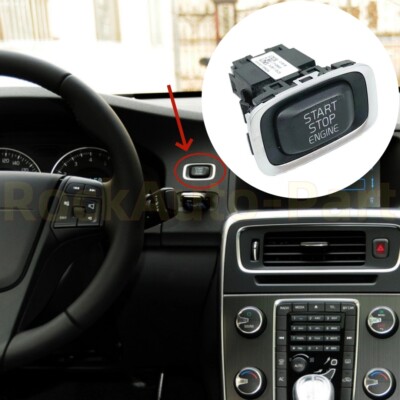 For Volvo S60 S80 XC60 V70 One-click Start Stop Engine Button Switch ...