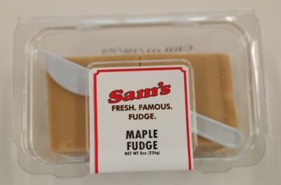 Maple Sam's Fresh Famous Fudge (4) 8 oz Containers Free Shipping | eBay