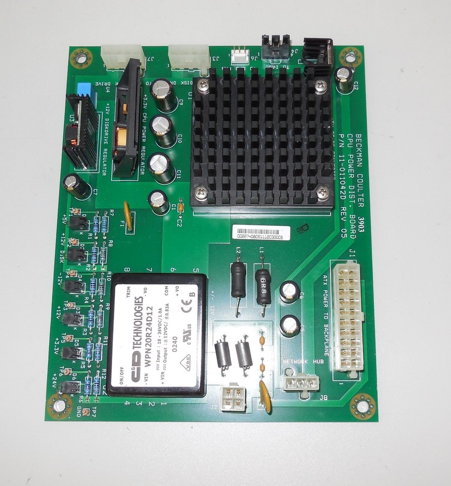 Beckman coulter 11-011042D rev 05 CPU power DIST. board | eBay