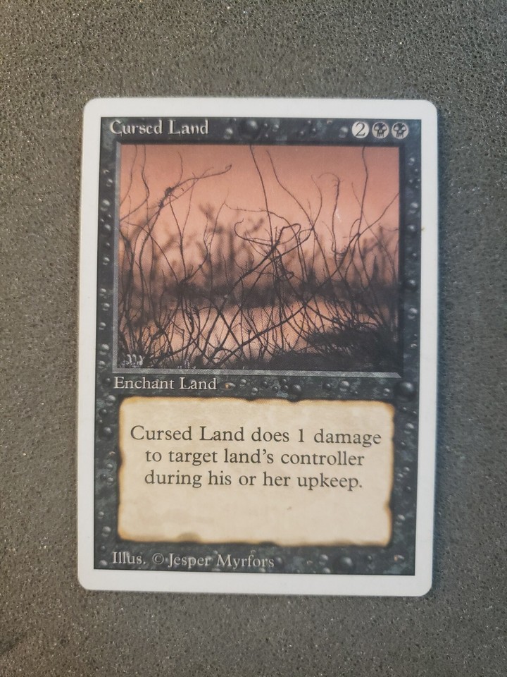 MTG / Magic: The Gathering - 3rd Edition Revised - Cursed Land (DS3D1PF ...