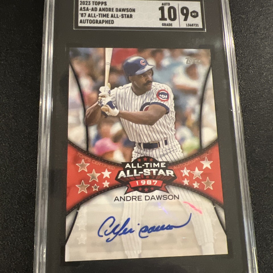 2023 Topps Andre Dawson 87’ All-Time All Star Auto SGC Graded 10 Auto ...