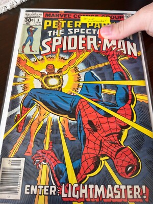SPECTACULAR SPIDER-MAN #3 (1977) 1ST APP LIGHTMASTER - 9.0 VERY FINE ...