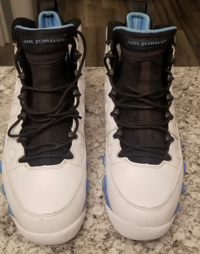 JORDAN 9 EXCELLENT COND UNC POWDER BLUE NIKE AIR NORTH CAROLINA ...