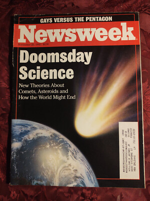NEWSWEEK November 23 1992 Doomsday Science Bill Clinton Children's ...