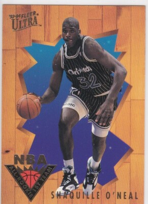 SHAQUILLE O'NEAL Ultra ALL-ROOKIE TEAM $$ BASKETBALL CARD Shaq Magic ...